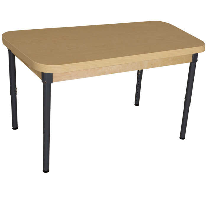 Wood Designs Adjustable Height Rectangular Activity Table & Reviews | Wayfair